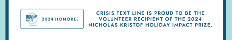 Crisis Text Line | Text HOME to 741741 Free, 24/7 Mental Health Support